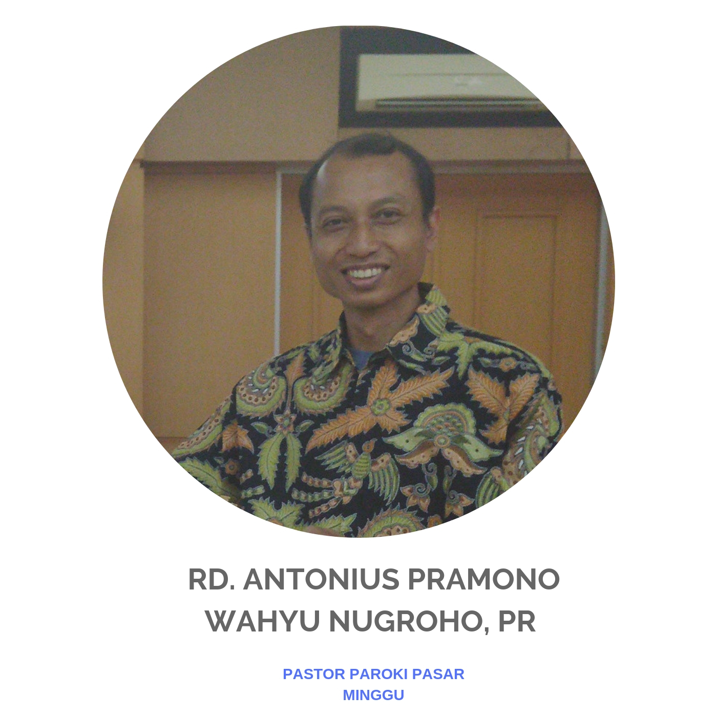 Pastor Paroki – GEREJA KATOLIK KELUARGA KUDUS